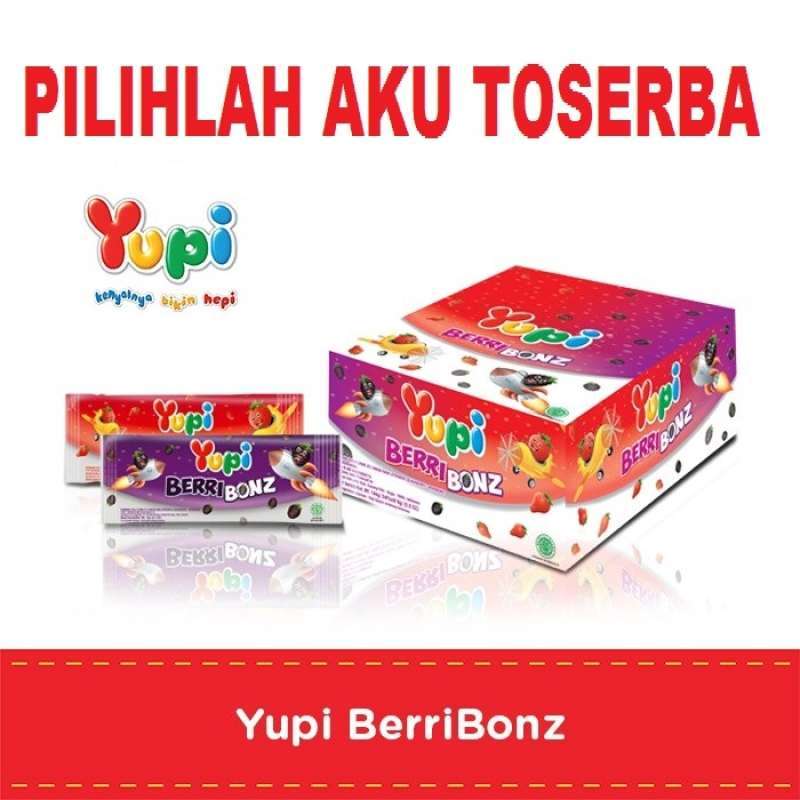 Promo YUPI BERRIBONZ BOX isi 24 PCS - ( HARGA PER BOX ) Diskon 15% di Seller Pilihlah Aku ...