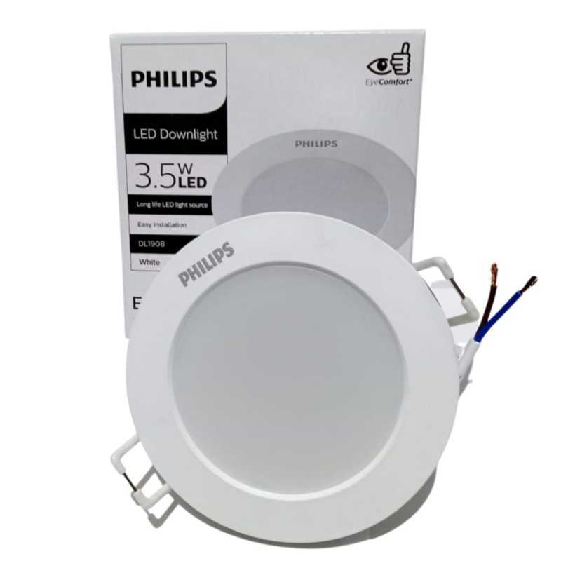 Promo PHILIPS Bulat Downlight Lampu LED - Putih [3 W/ 3 Inch] - Putih ...