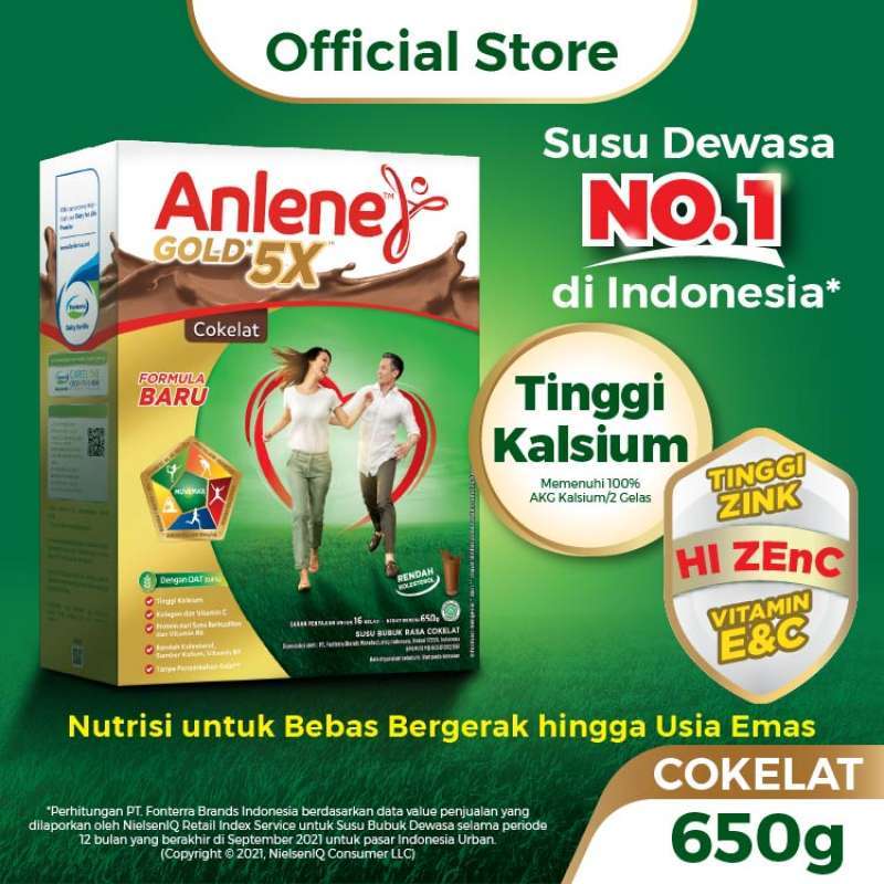 Jual Anlene Gold Plus Chocolate [650 Gram] Di Seller Fonterra - Rawa ...