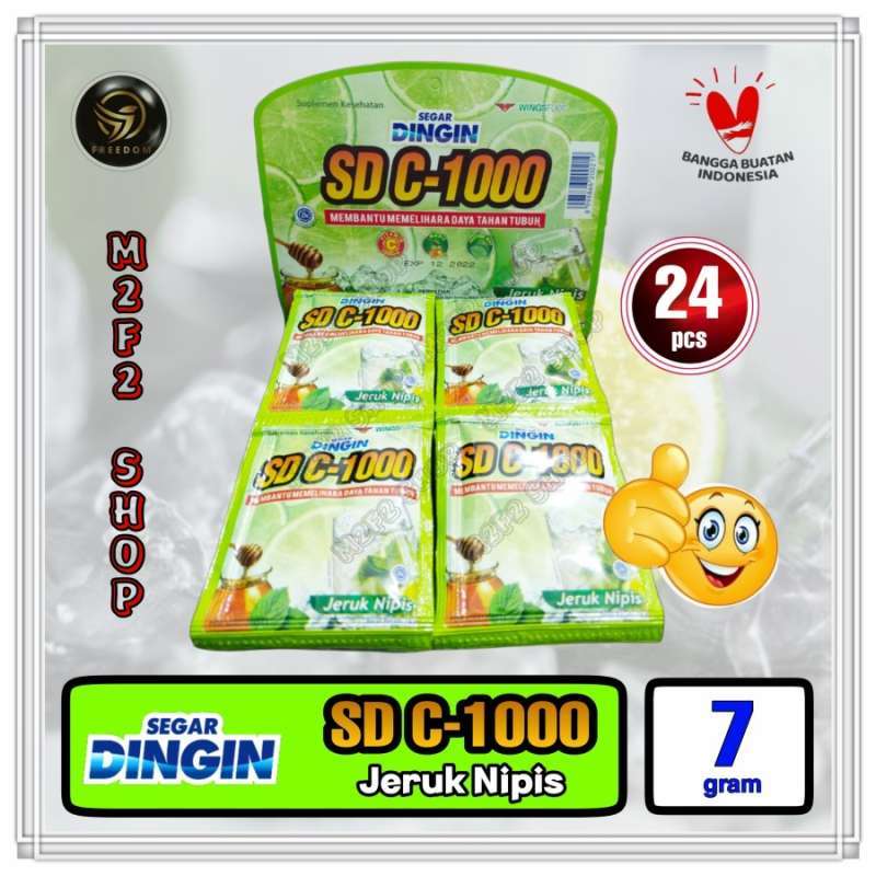 Promo Segar Dingin Jeruk Nipis Suplemen Makanan Sachet - 7 gr (Kemasan ...