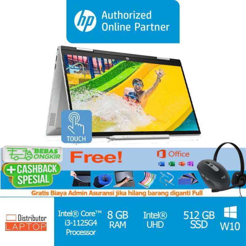 Jual Hp Pavilion X360 Convertible 14-dy0060tu/dy0061tu I3-1125g4 8gb ...