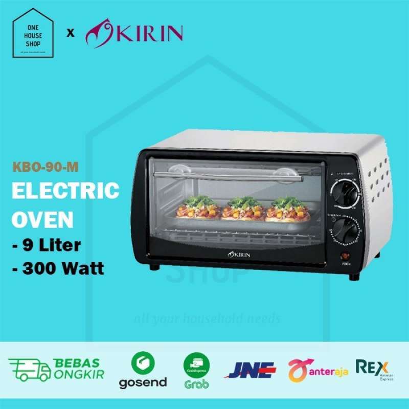 Promo Electric Oven Hemat Listrik 9 Liter Low Watt 300 Watt Kirin Kbo-90-M Diskon 22% di Seller ...