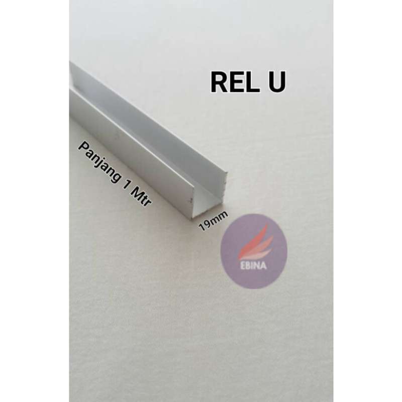 Jual Asli Rel Sliding U Per Mtr 19MM x 19MM Limited di Seller rober ...