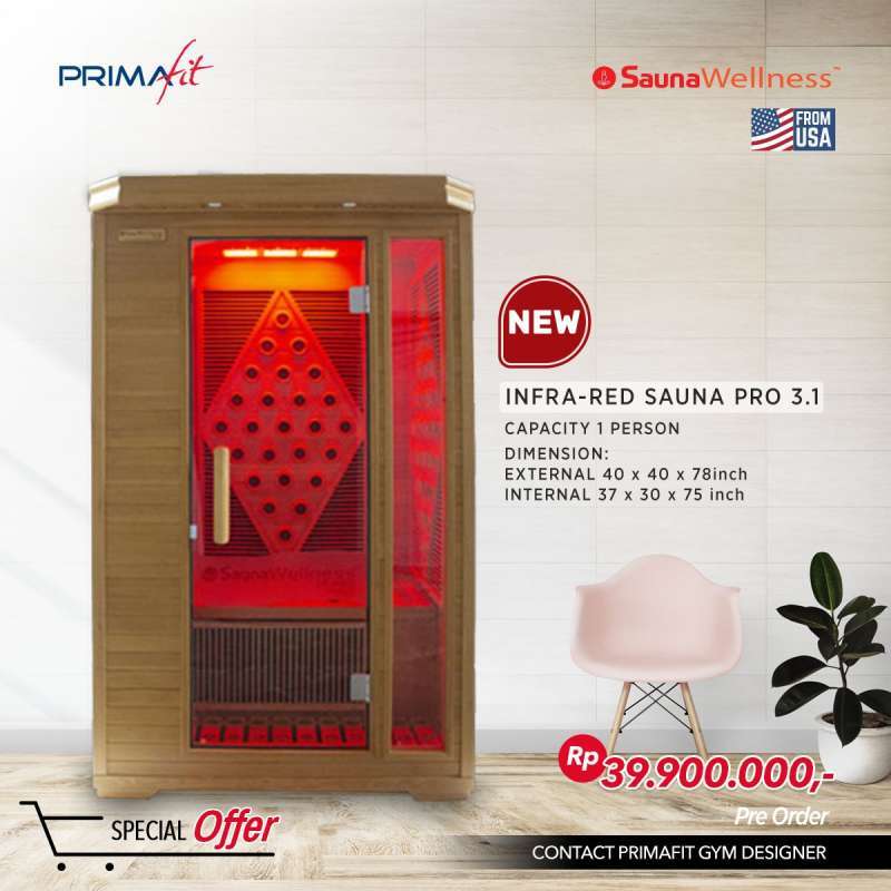 Jual Sauna Wellness Infra-red Sauna Pro 3.1 Di Seller Primafit - Office ...