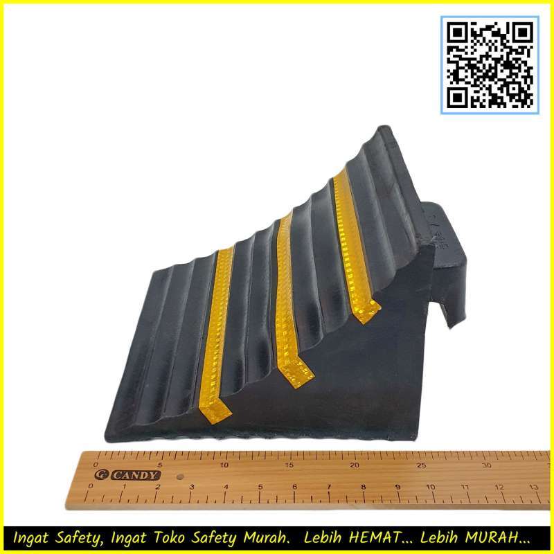 Jual Penahan Roda Karet Wheel Chock Rubber Besar Ganjalan Ban Mobil ...