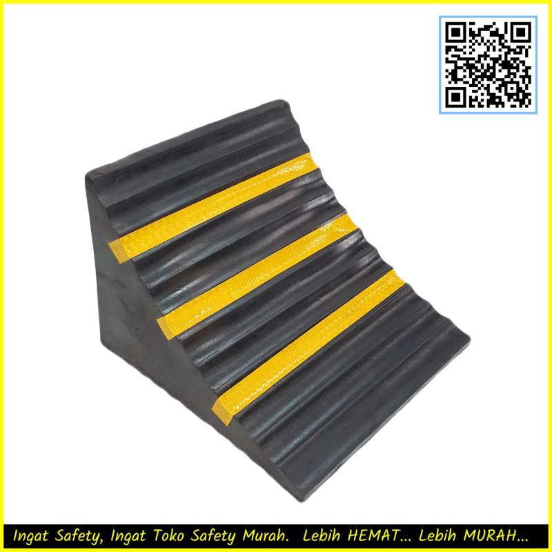 Jual Penahan Roda Karet Wheel Chock Rubber Besar Ganjalan Ban Mobil ...