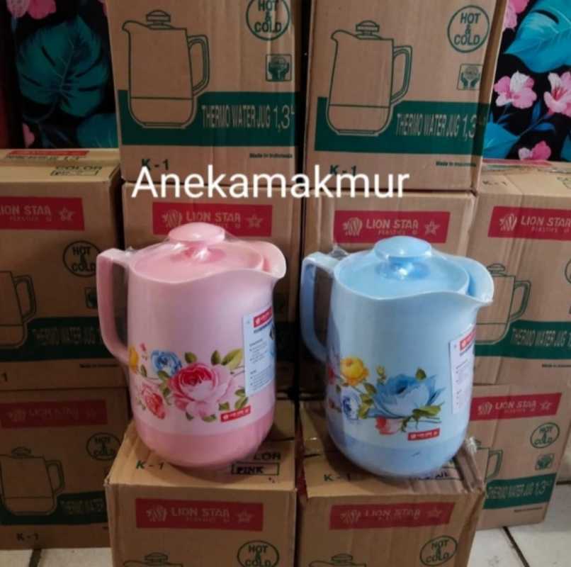 Jual Pitcher Thermo Water Jug/Teko Lion Star Hot & Cool 1,3 liter merk Lion Star di Seller Aneka ...