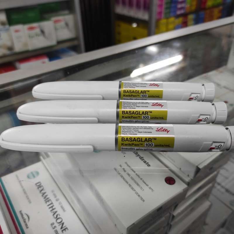 Promo Obat Diabetes-BASAGLAR KwikPen Insulin Glargine 100 units/mL Pen ...