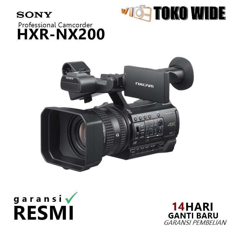 Jual TOKO WIDE Sony HXR-NX200 4K Professional Camcorder / Handycam Sony ...