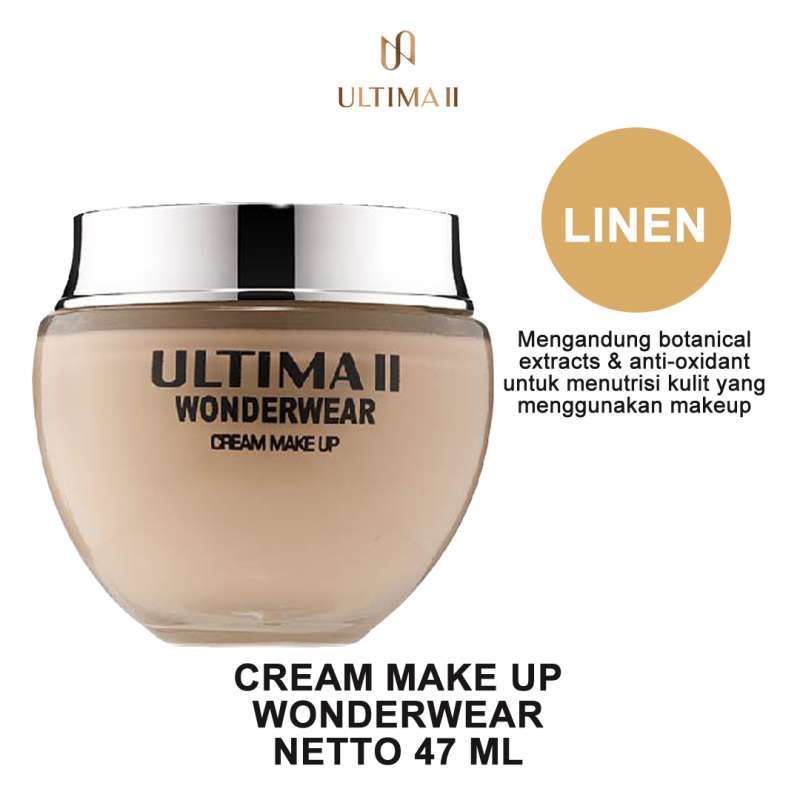 Jual ULTIMA II WONDERWEAR CREAM MAKE UP FOUNDATION ALAS BEDAK - LINEN ...