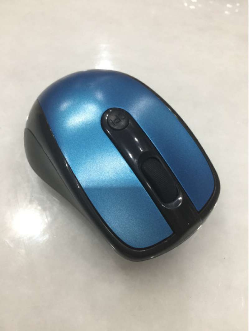 Jual Wireless Optical Mouse Small Size Usb 2.4ghz Plug And Use - Blue ...