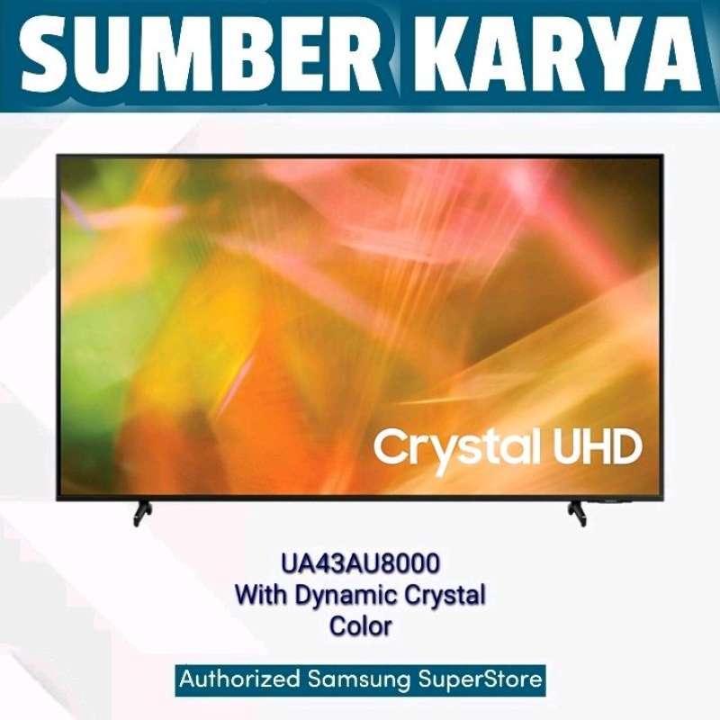Jual SAMSUNG 43AU8000 CRYSTAL 4K UHD SMART TV 43 Inch UA43UA8000 di ...