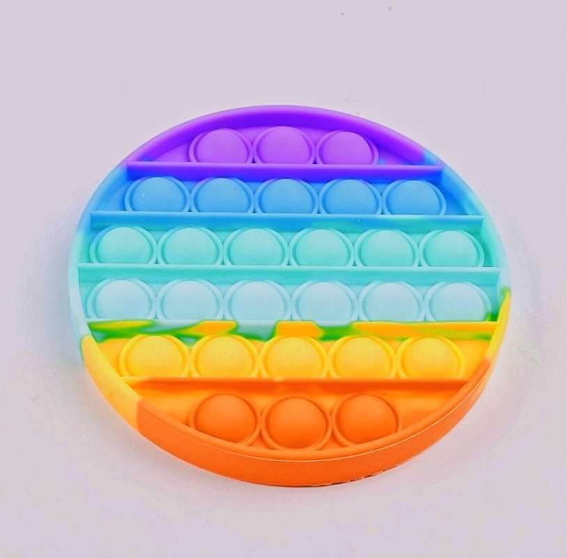 Jual Mainan Viral Tiktok Pop It Squishy Fidget Push Bubble Popit Silicone Rainbow Sensory Toys ...