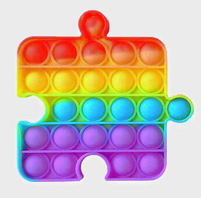 Jual Mainan Viral Tiktok Pop It Squishy Fidget Push Bubble Popit Silicone Rainbow Sensory Toys ...