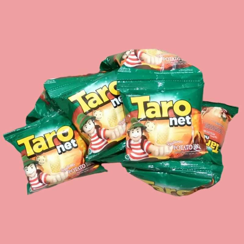 Jual Taro Net Potato Barbeque Snack 9gr [10 pcs/renceng] di Seller ...