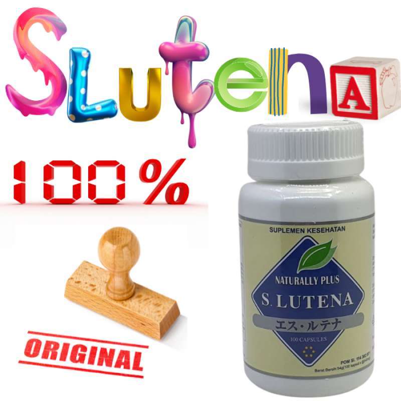 Jual SLUTENA LUTEIN 100 kapsul ORiginal Product Lutena PT. Naturally ...