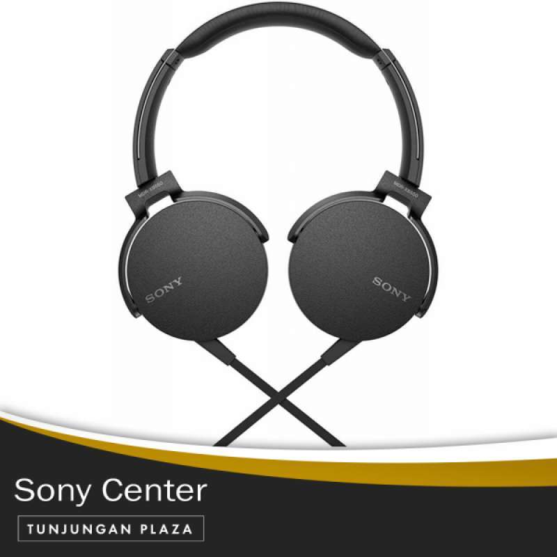 Promo Sony Center Surabaya SONY MDR-XB550AP Extra Bass / XB550AP Black ...