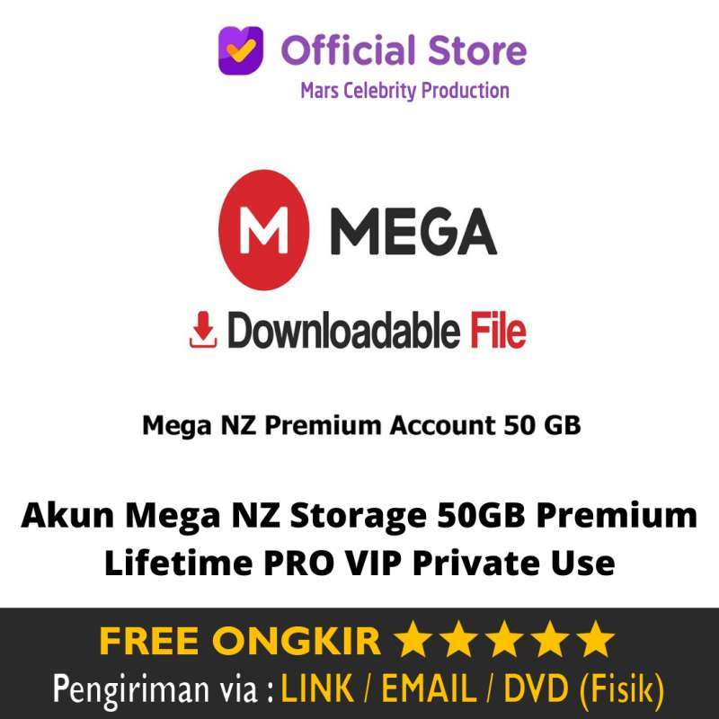 Jual Akun Mega NZ Storage 300GB Premium Lifetime PRO VIP Private Use ...