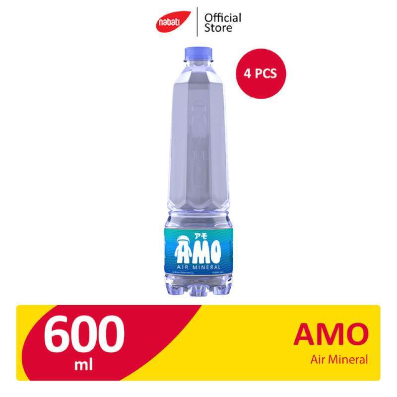 Jual Amo Air Mineral 600ml - 4 Pcs Di Seller Nabati Snack Official ...