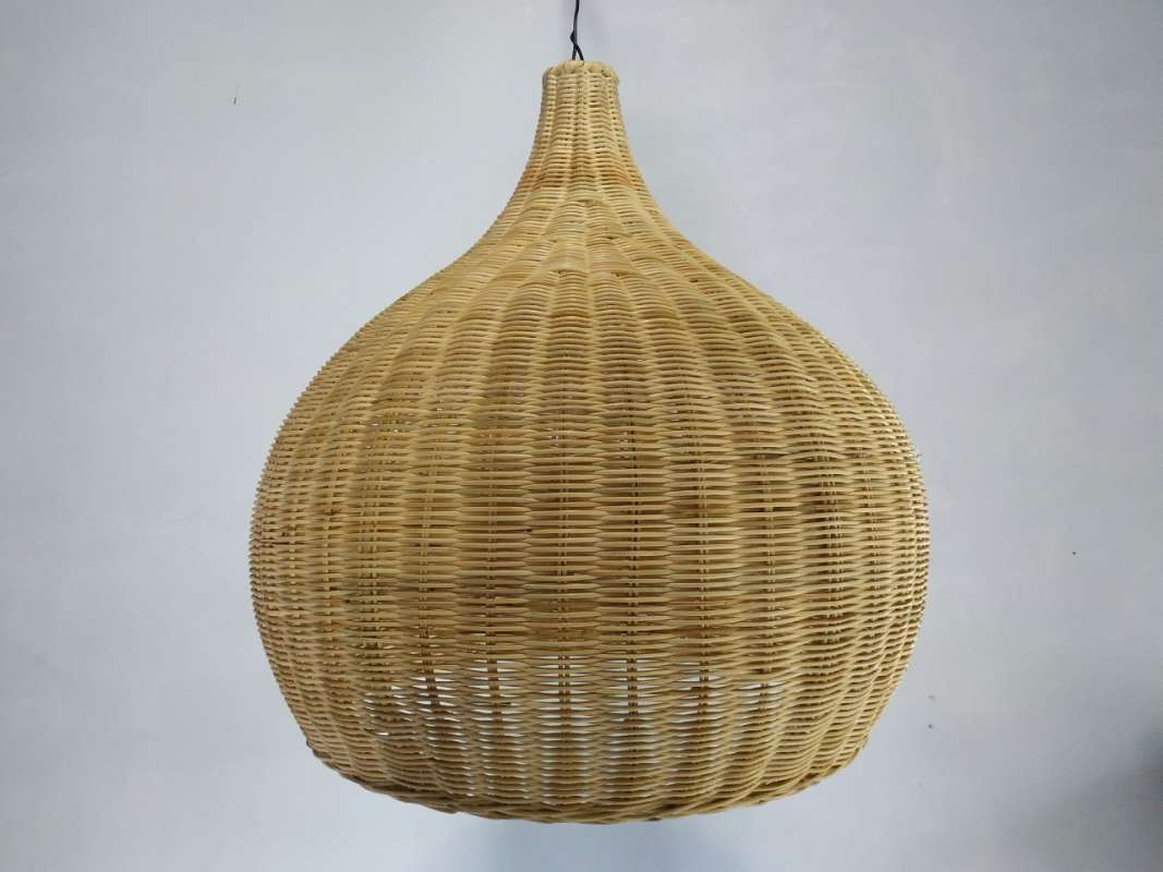 Jual LAMPU GANTUNG ROTAN NATURAL - KUBAH - READY STOCK di Seller ...