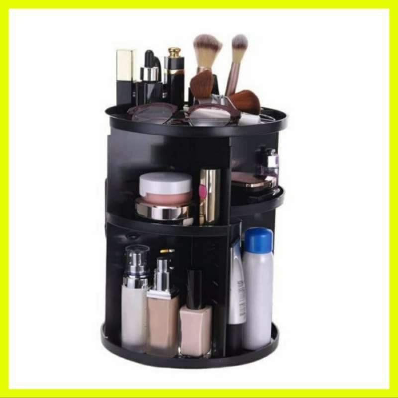 Jual Rak Kosmetik Putar 360 Derajat - Rak Make Up Model Putar 360 ...
