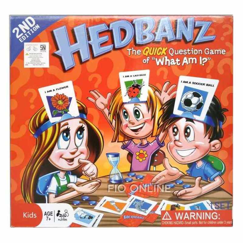 Jual Mainan Edukasi Anak Tebak Kata Hedbanz - Family Game - Headband di ...
