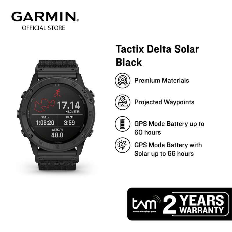 Jual Garmin Tactix Delta Solar - Black di Seller Garmin Official Store ...