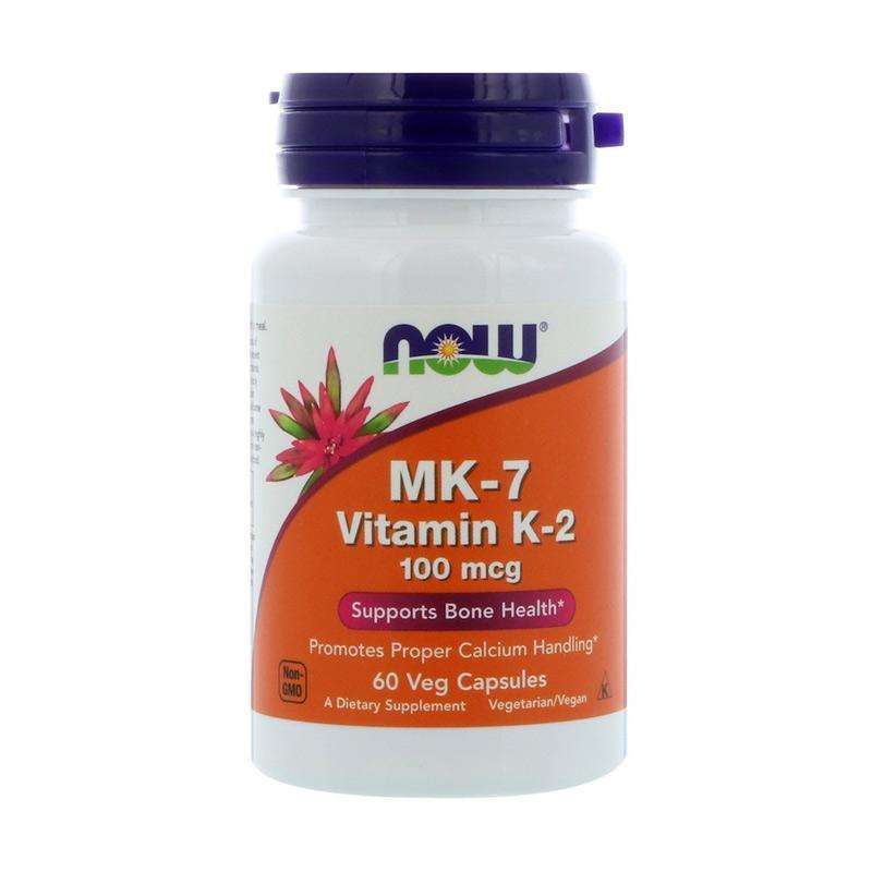 Promo Now Foods Vitamin K2 MK7 Suplemen Kesehatan [100 mcg/ 60 Veg ...
