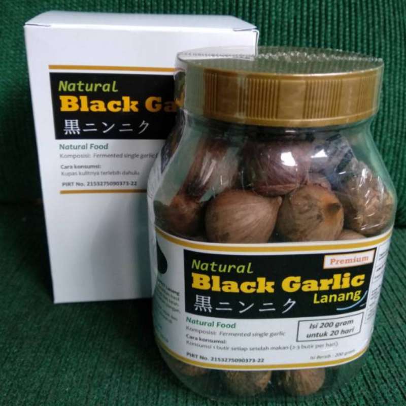 Promo BLACK GARLIC BPPT PREMIUM 200 GRAM BAWANG HITAM LANANG TUNGGAL ORIGINAL GARLIK INDONESIA ...