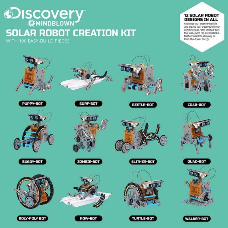 Jual Discovery Mindblown Solar Robot Creation Kit di Seller ...