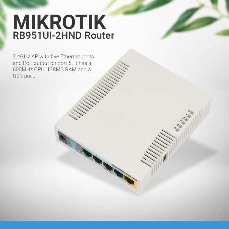 Jual MIKROTIK RB951UI-2HND Router di Seller ASIAJAYA TECHNOLOGY ...