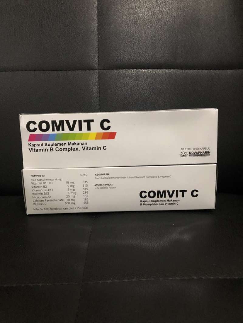 Jual Comvit C isi 100 capsul, Vitamin C , Vitamin B complex di Seller ...