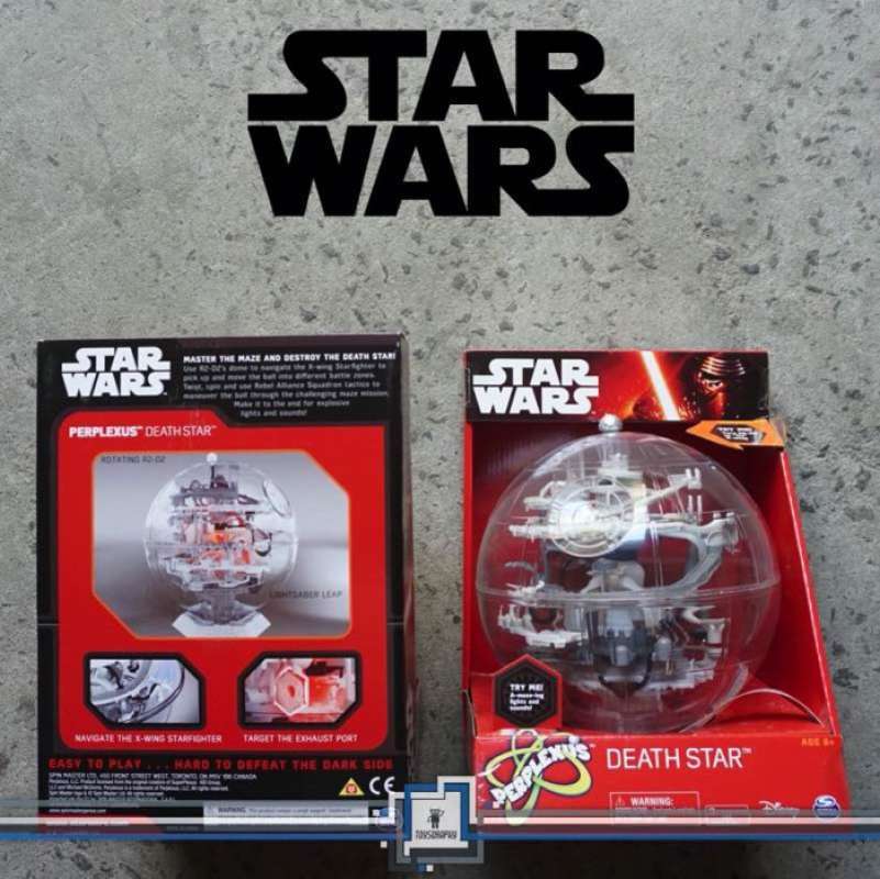 Jual Perplexus Star Wars DEATH STAR Sound Light 3D Labyrinth Spin ...