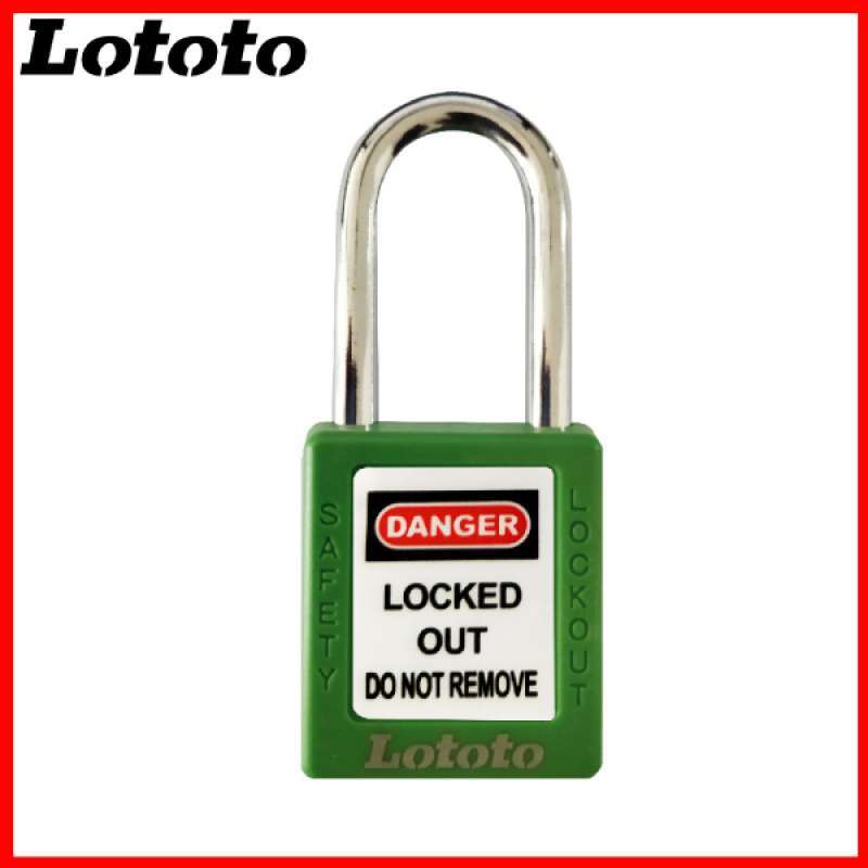Jual LOTOTO L 410 GRN Safety Padlock Lockout Tagout Gembok Keselamatan ...