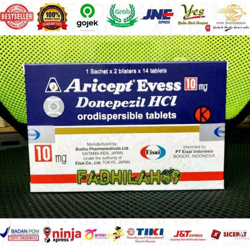 Jual ARICEPT EVESS 10 MG DONEPEZIL HCI 10 MG BLISTER ORIGINAL 14 ...