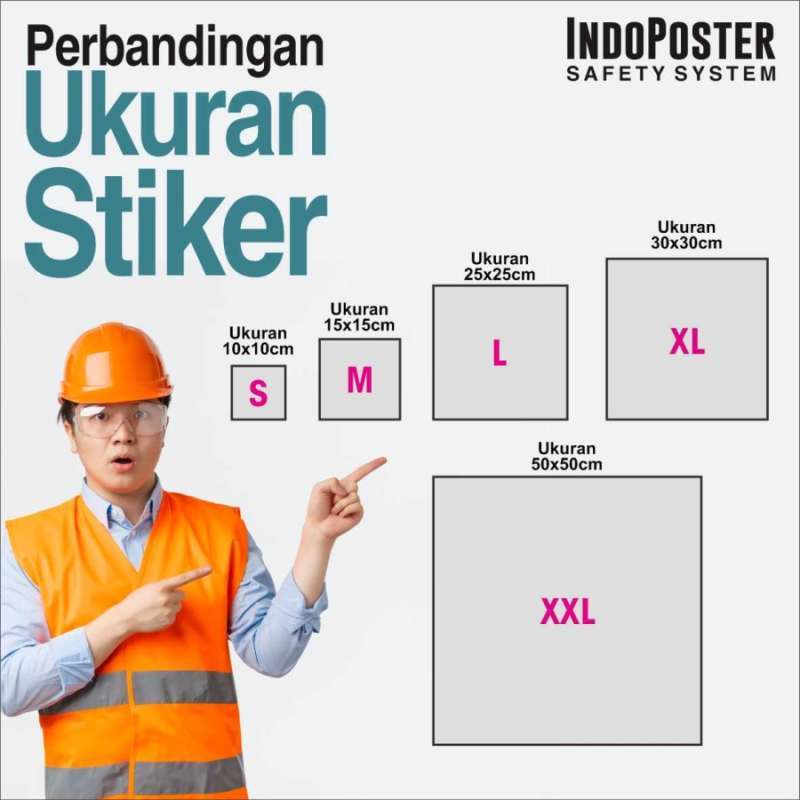 Jual Stiker Safety Sign Standar Ansi Iso Area Wajib Masker Ukuran S 10 ...