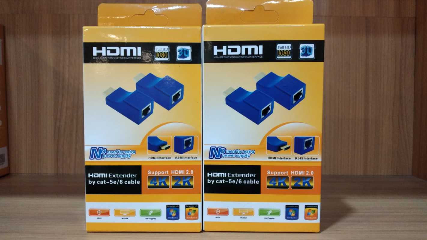 Jual Hdmi Extender 30 Meter / Over Rj45 Cat5/cat6 Single Di Seller Asia ...