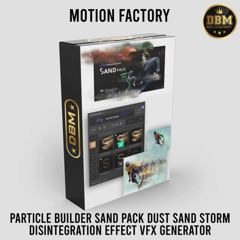 Promo Videohive Motion Factory Particle Builder Sand Pack Dust Sand ...