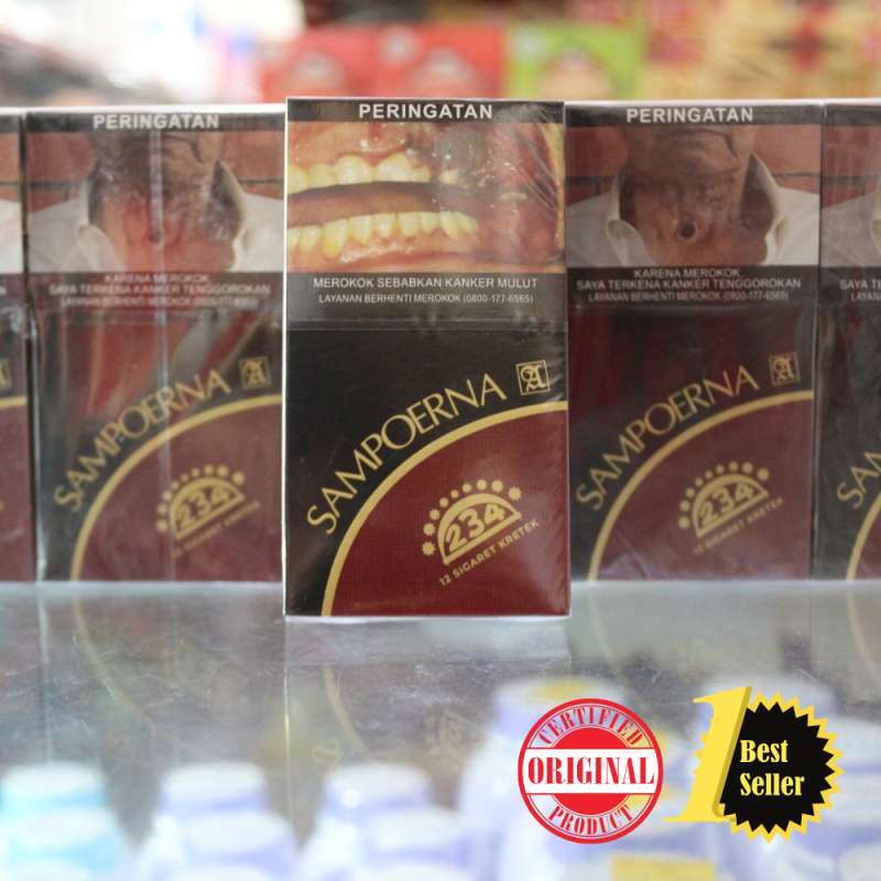 Jual Rokok Sampoerna Marun Selongsong Kretek isi 12 batang / 1 slop 10 ...