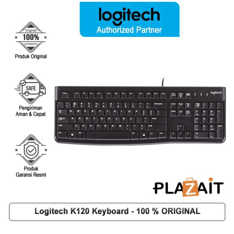 Jual Logitech K120 Keyboard - 100 % ORIGINAL & BARU di Seller PT ...