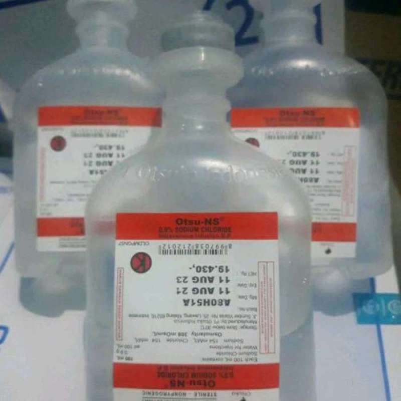Jual Nacl 100ml / Natrium Chloride 0,9% / Cairan infus 100ml / otsuka di Seller DIRGANTARA OL ...