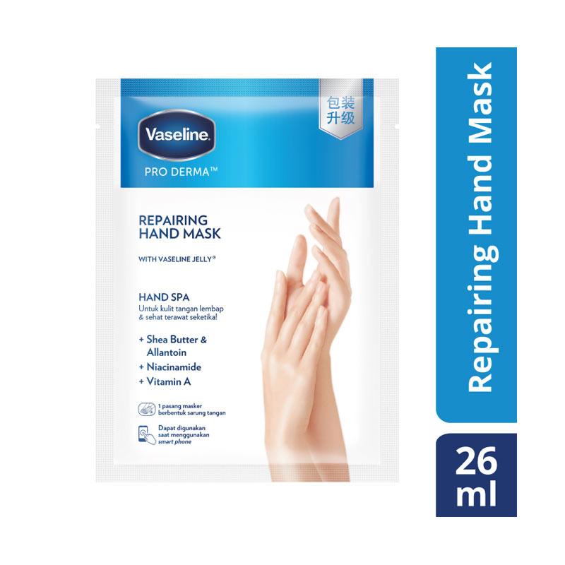 Promo Vaseline Repairing Hand Mask with Vaseline Jelly & Niacinamide ...