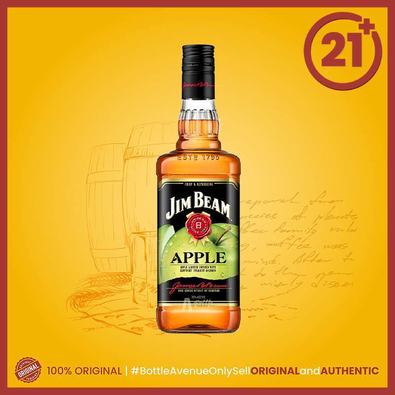 Jual Jim Beam Apple Whisky 750 ml di Seller Bottle Avenue - Cengkareng ...