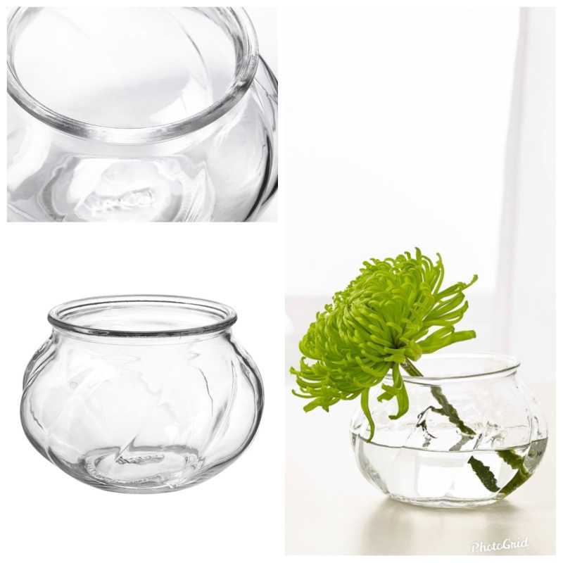 Jual IKEA VILJESTARK Kaca Bening Vas Bunga [8 cm] di Seller Toko Begaye ...
