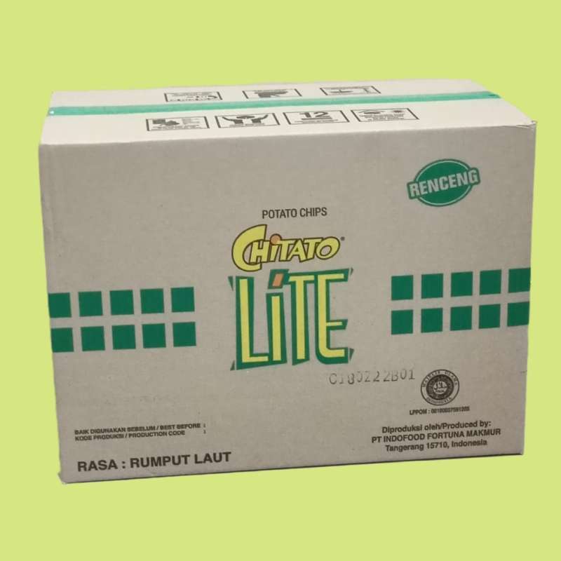 Jual Chitato Lite Rumput Laut Snack 14 Gr (10 Pcs/ Renceng) Di Seller ...