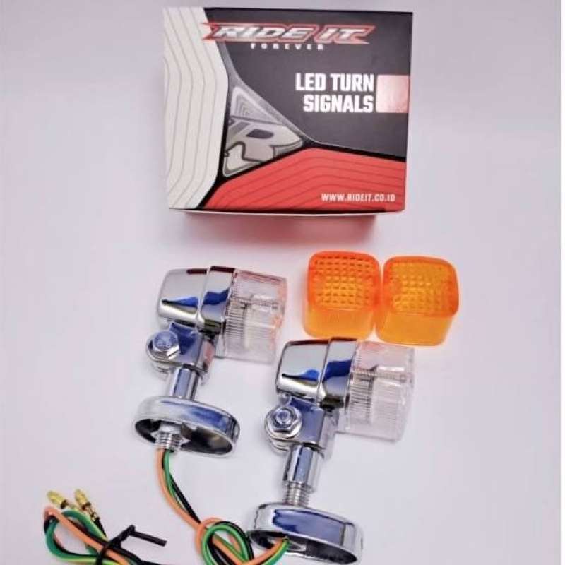 Jual Lampu Sen Palu Cb Kotak 2 Kaca Led Ride It Jaminan Berkualitas Di ...