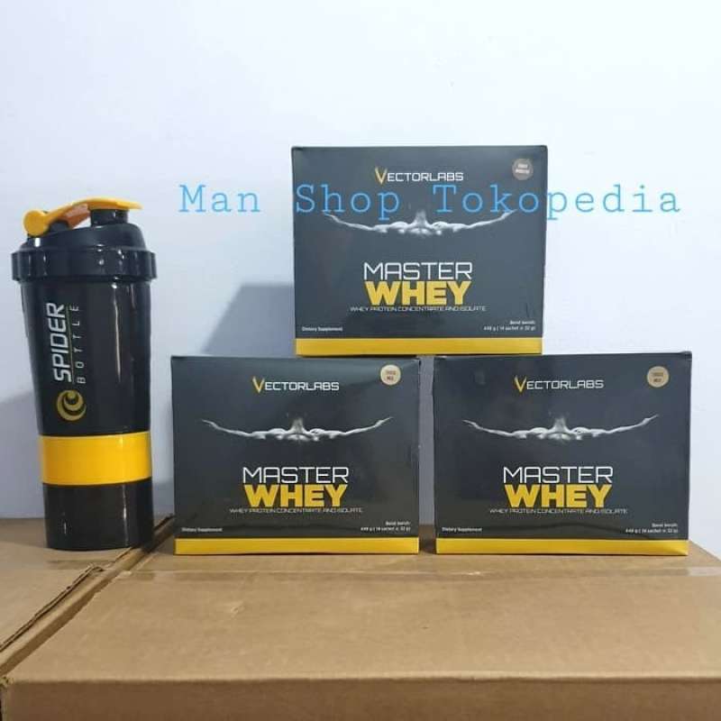 Jual VectorLabs Master Whey 1 Lbs Lb 14 Sachet 1Lb Vector Labs Whey ...