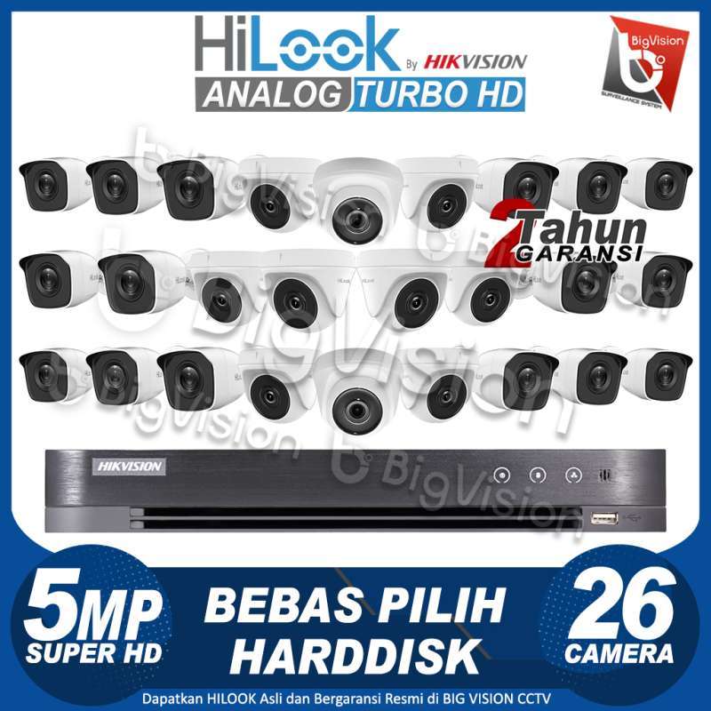 Jual Paket Kamera Cctv Hilook 32 Channel 26 Kamera 5mp Di Seller Big ...
