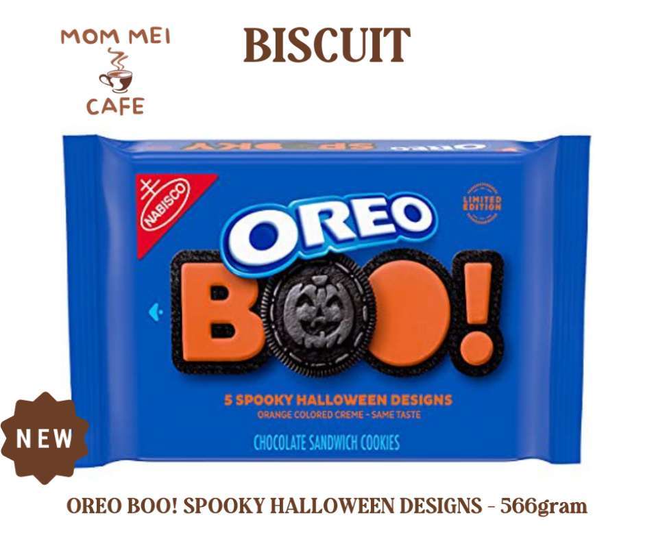 Jual Biskuit OREO BOO 5 SPOOKY HALLOWEEN DESIGNS LIMITED EDITION di ...