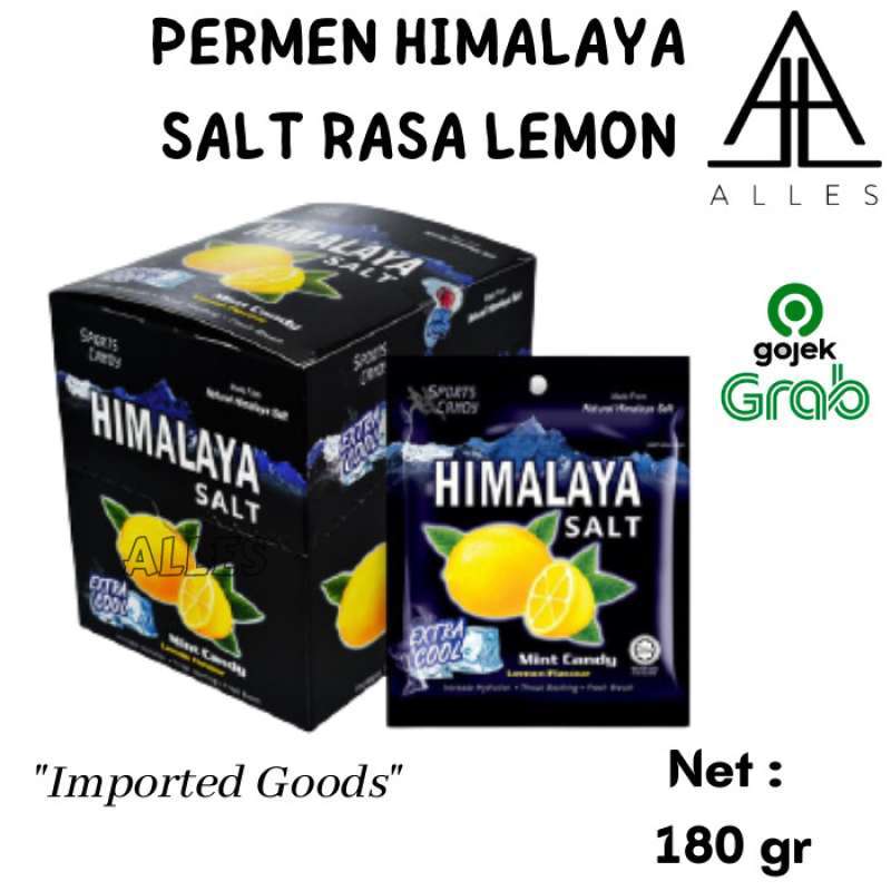 Jual Permen Himalaya Salt/Mint Candy Rasa Lemon/Salt Candy 1 Box Isi ...